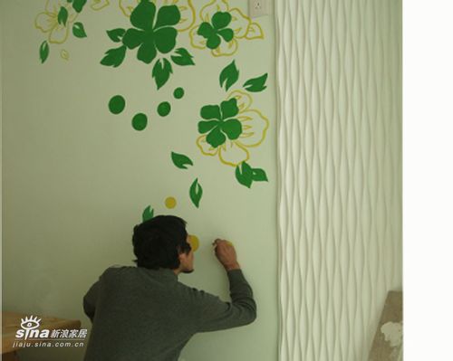 Hand-geverfde muur kuns - Bladsye [1] - Wêreld ensiklopediese kennis